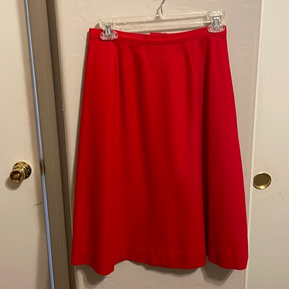 Pendleton | Skirts | Red Wool Skirt | Poshmark
